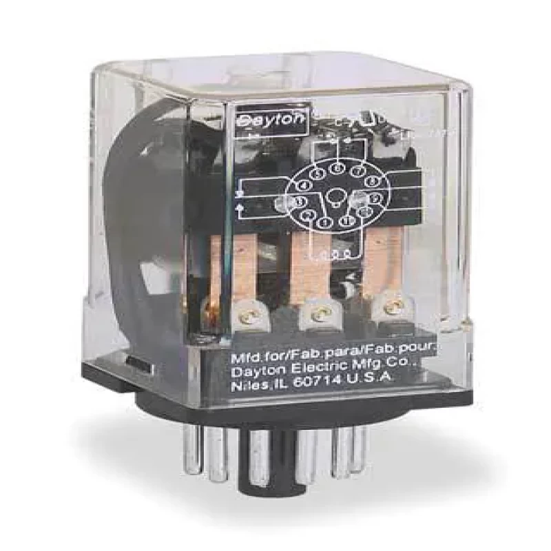 General-Purpose-Relay-240V-AC-Coil-Volts-Octal-11-Pin-3PDT-5YP84