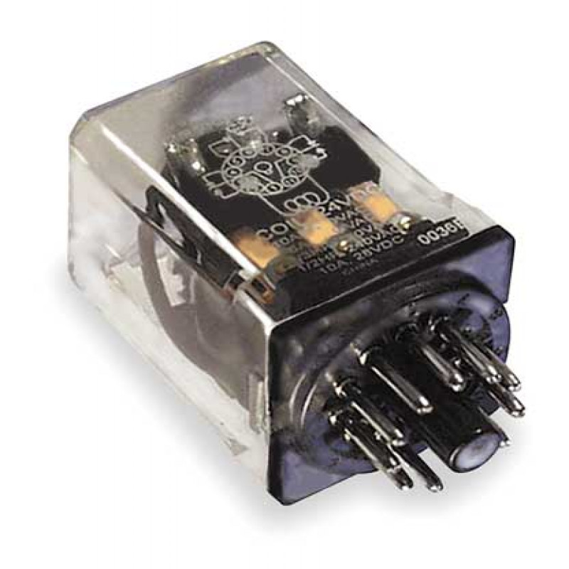 General-Purpose-Relay-240V-AC-Coil-Volts-Octal-11-Pin-3PDT-5YP84